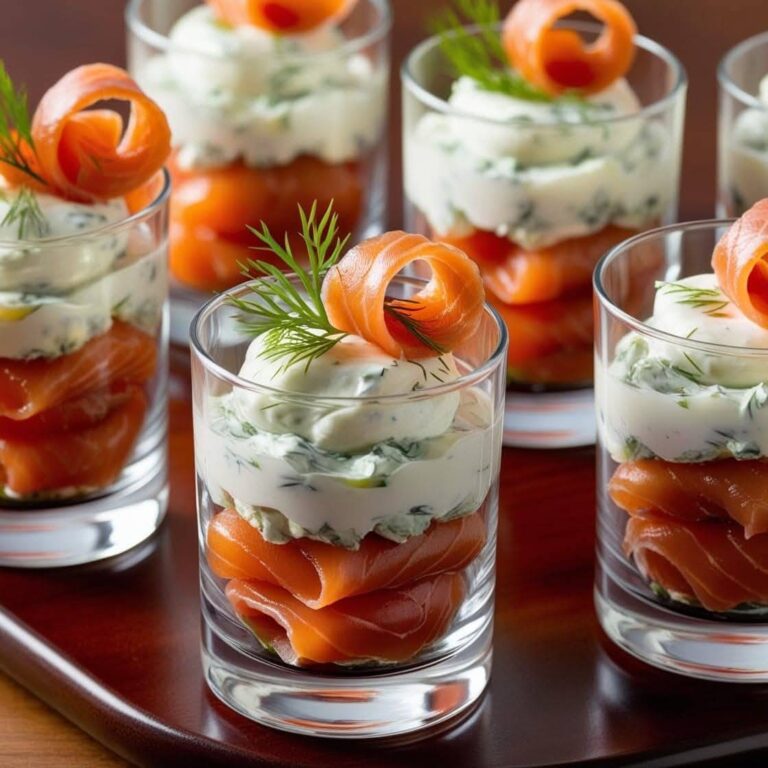 Verrines au Saumon Fumé et Crème à l’Aneth Simple - brocret