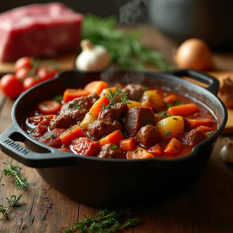 Bœuf Mode Traditionnel : Recette Simple - brocret